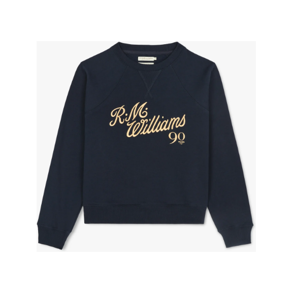 RMW 90th Anniversary Womens Script Crew – Easts at Makaraka